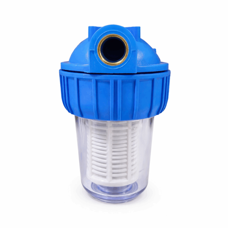 In Line Waterfilterbehuizing met Wasbaar Filter - 5 Inch - Lucky store
